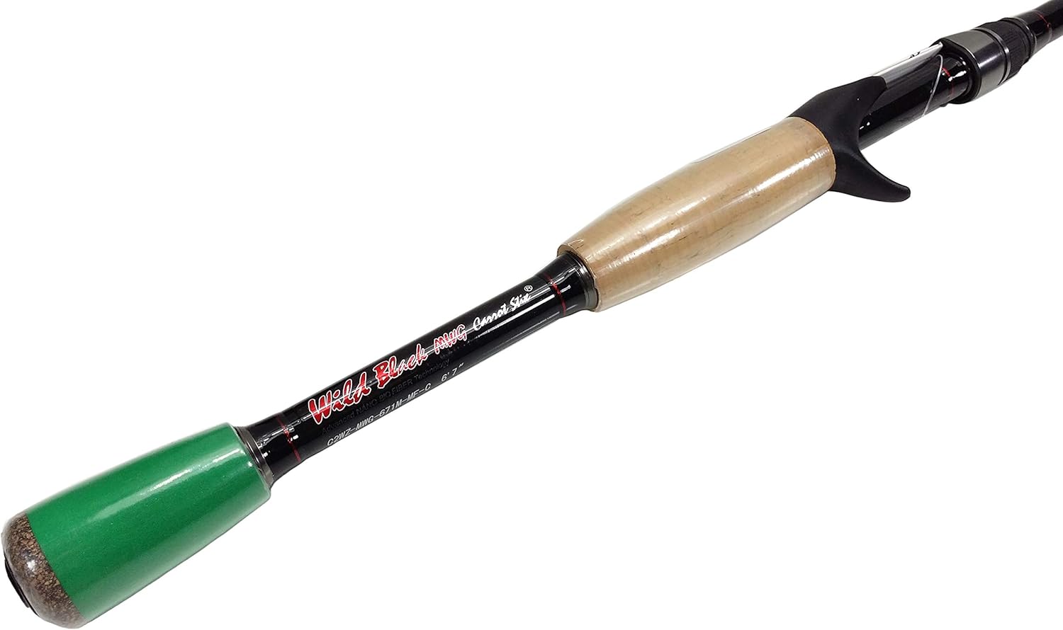 Amazon.com : Carrot Stix Casting Fishing Rod Wild Wild Black with ...
