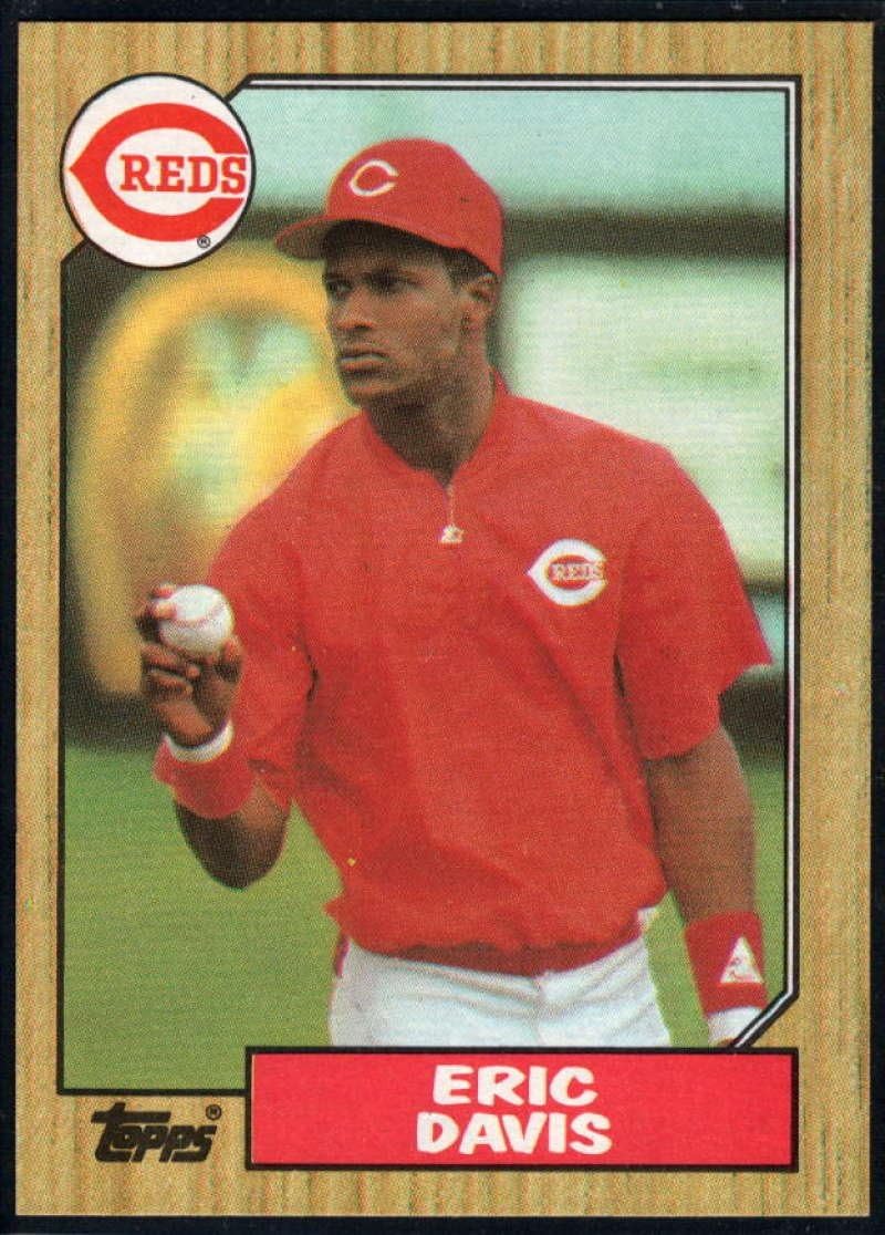 Amazon.com: 1987 Topps Baseball #412 Eric Davis Cincinnati Reds ...