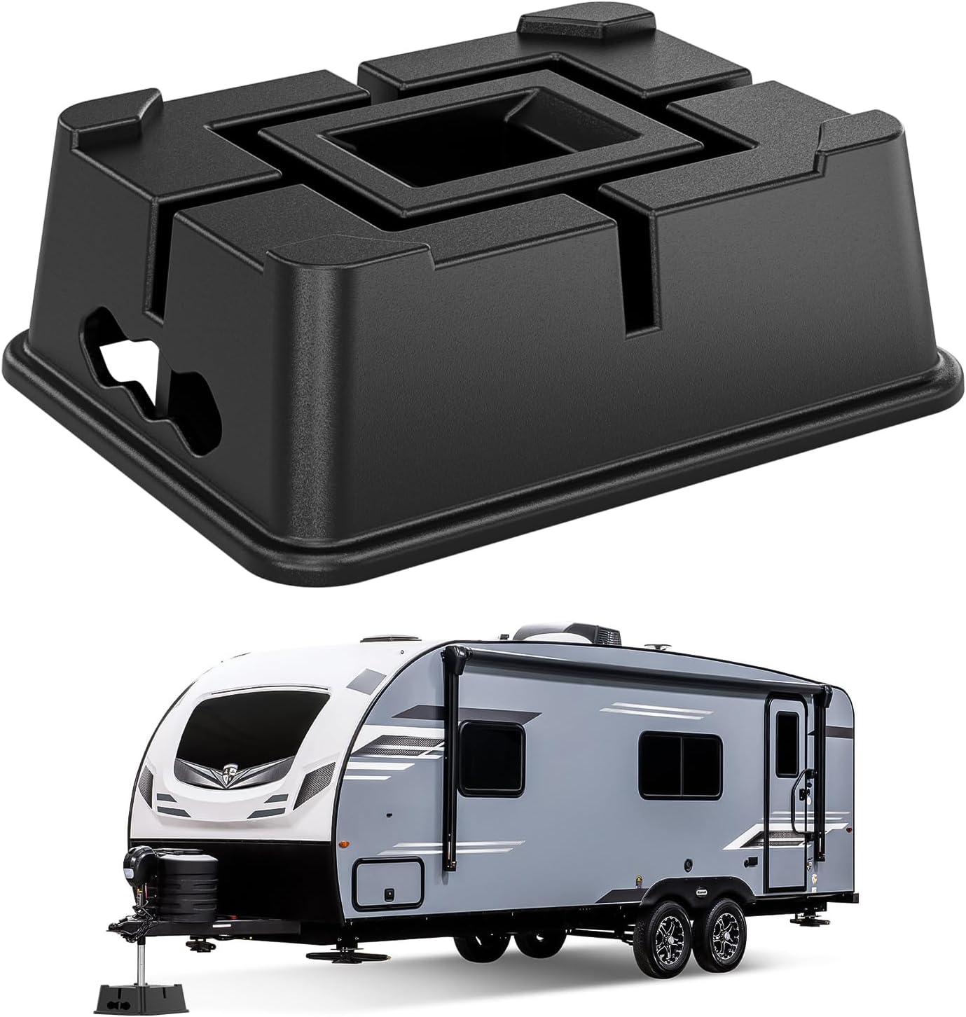 Amazon.com: Trailer Jack Block, Camper Blocks RV Stabilizer Stands for ...