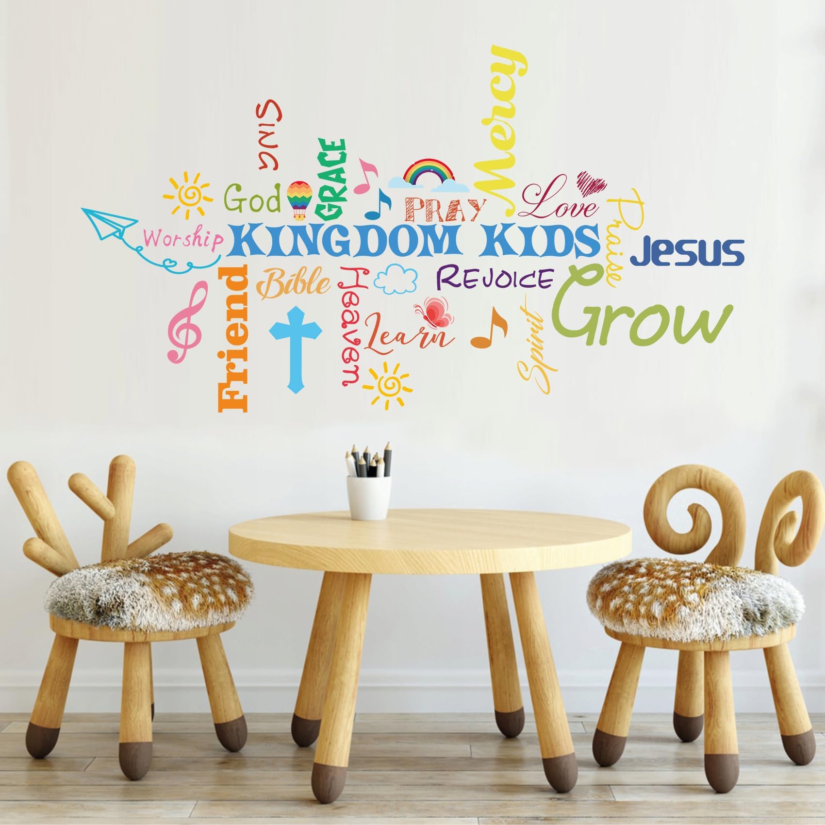 Amazon.com: Newclew I am a Child of God Christian Removable Vinyl Wall ...