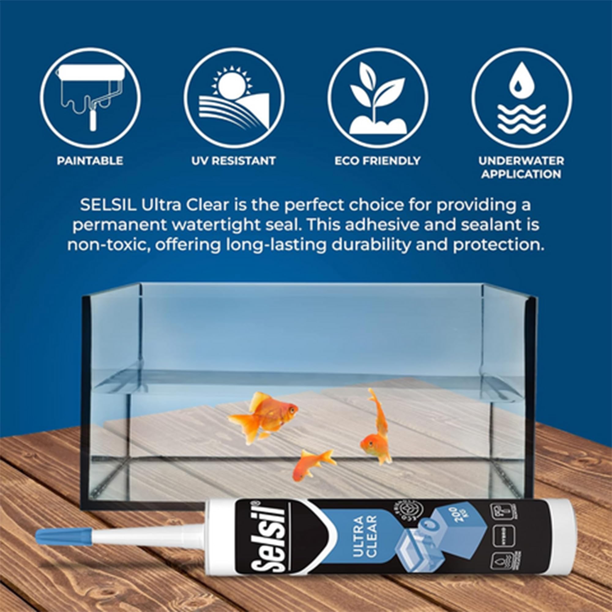 Snapklik.com : SELSIL Ultra Crystal Clear Mounting Adhesive & Sealant ...
