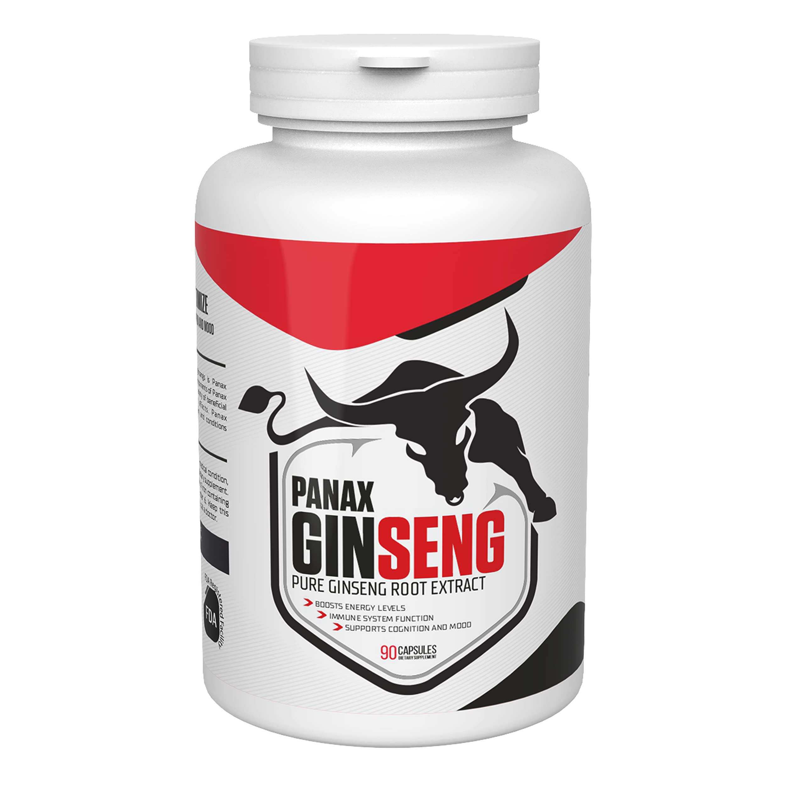 Buy BULLPHARM PANAX GINSENG | KOREAN RED GINSENG ROOT EXTRACT 1200 mg ...