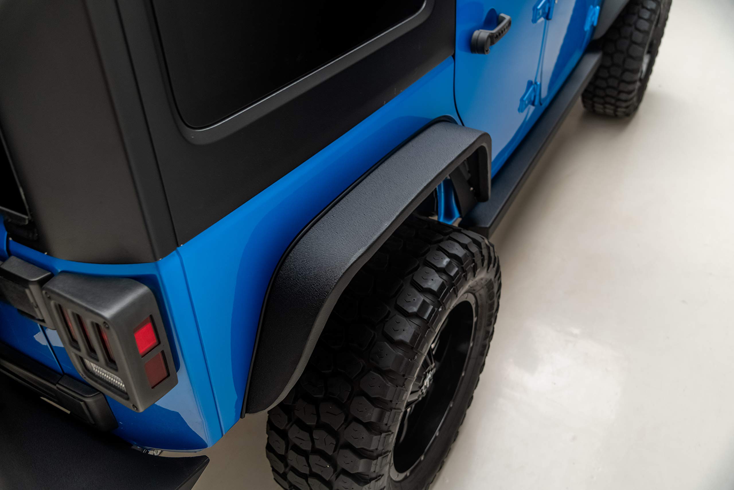 2007-2018 Jeep Wrangler JK Gen II Rear Factory Width Flat Fenders ...