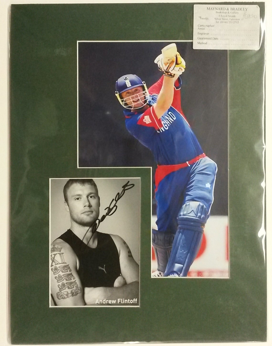 Andrew,Flintoff, Hand Signed Autograph 2010: Amazon.co.uk: Andrew ...