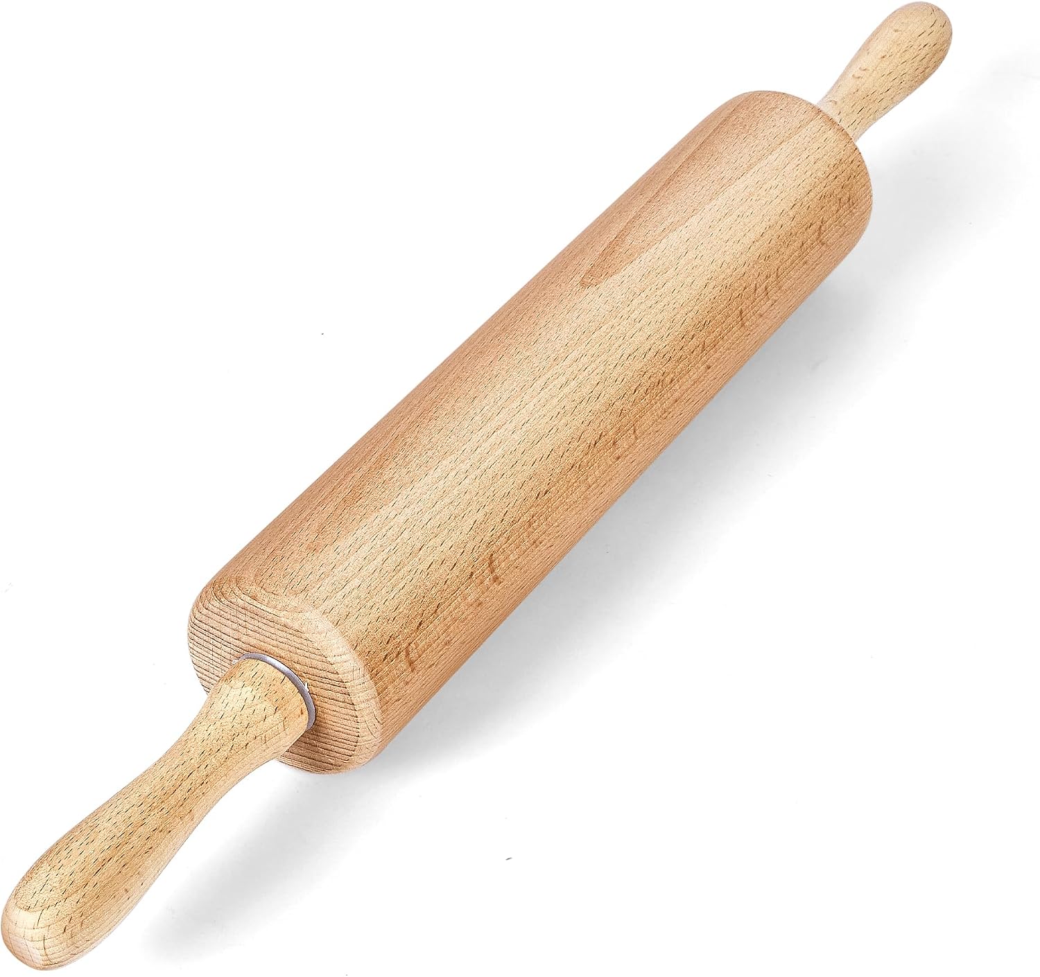 Amazon.com: Helfrex- 17" Wooden and 15" Steel Rolling Pin Bundle ...