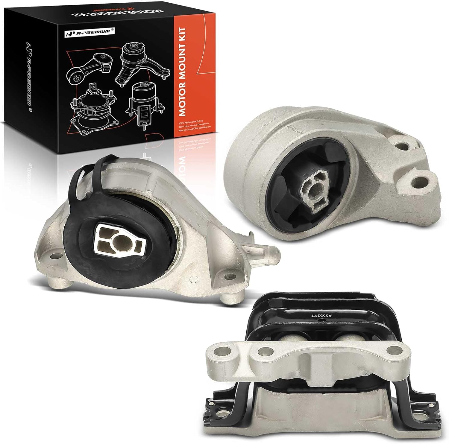 Amazon.com: A-Premium 3PCS Engine Motor Mount and Transmission Mount ...