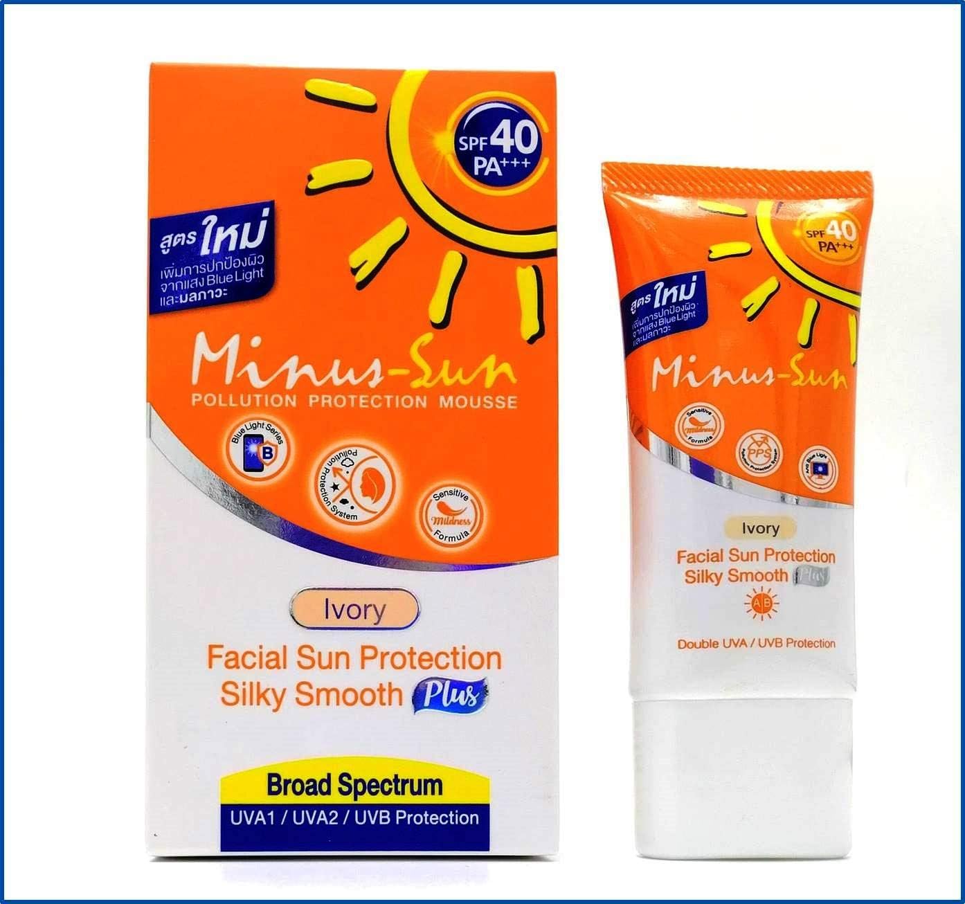Amazon.com: Minus (Sol) Sun SPF40 PA+++ White (New Formular x 1 Ounces ...