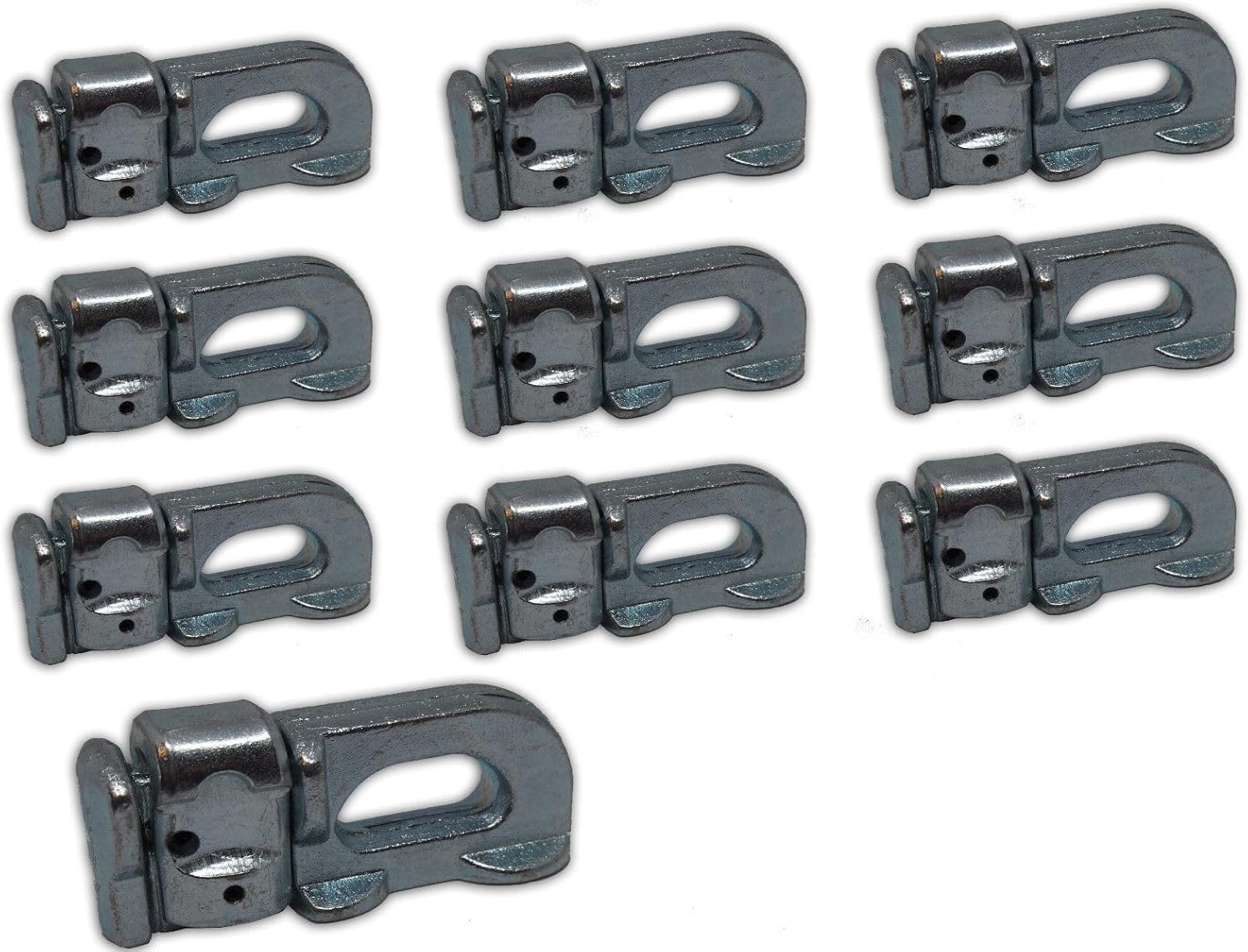 Pack of 10 Double End Fittings Lashing Plates Airline Rails Double Stud ...