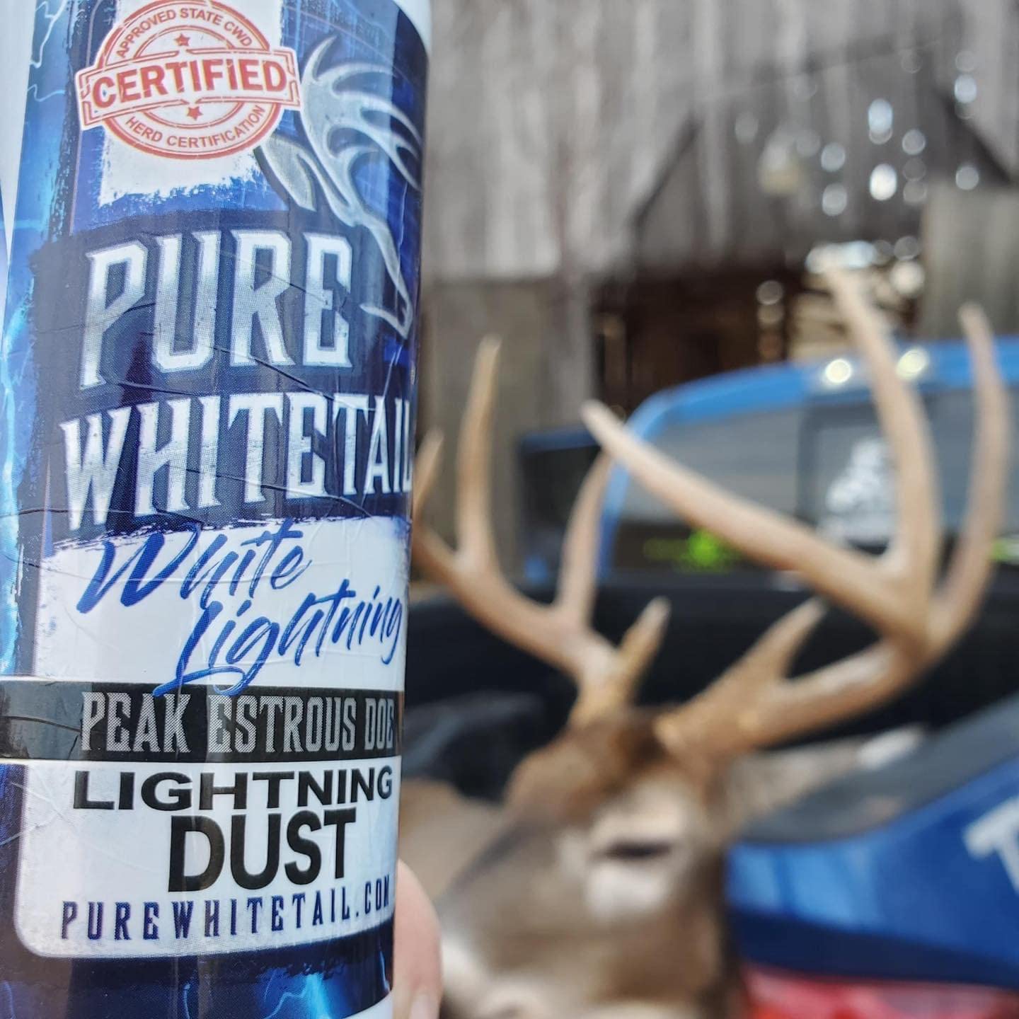 Snapklik.com : White Lightning Power Dust Peak Estrous Doe Scent Mock ...
