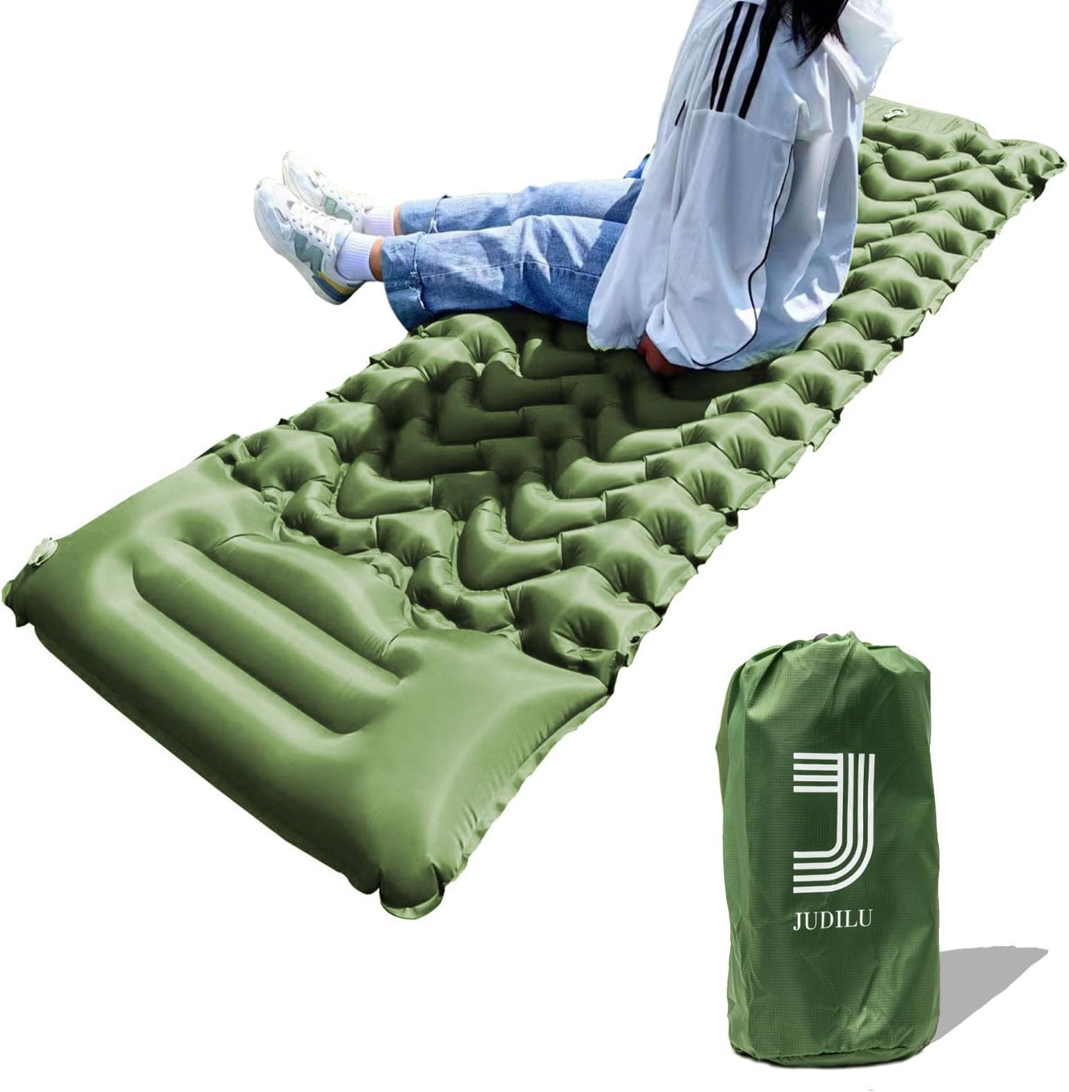 Sleeping Pad Ultralight Inflatable Sleeping Pad for Camping, 77''X27 ...