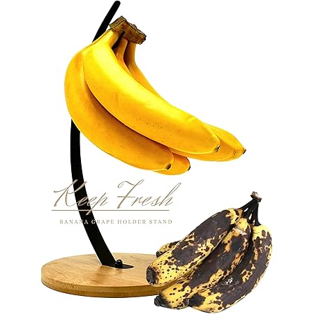 Amazon.com: Totally Bamboo Banana Holder, Banana Hanger Stand with ...