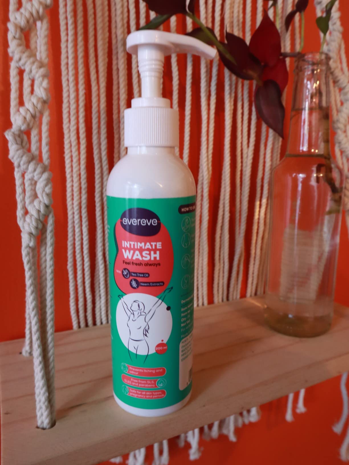 Evereve Intimate Wash for Women, 200ml, 3 in 1, No Odour, No Itching ...