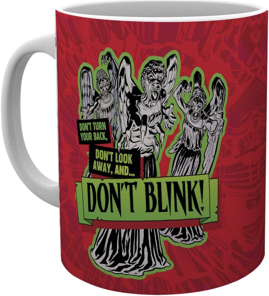 Amazon.com | Gb Eye Doctor Who Don't Blink Mug, Wood, Various: Beer ...