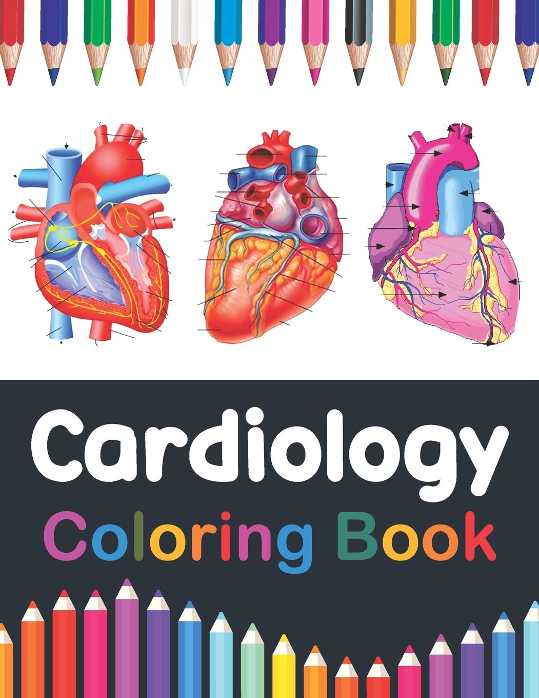 Buy Cardiology Coloring Book: Fun and Easy Human Heart Anatomy Coloring ...