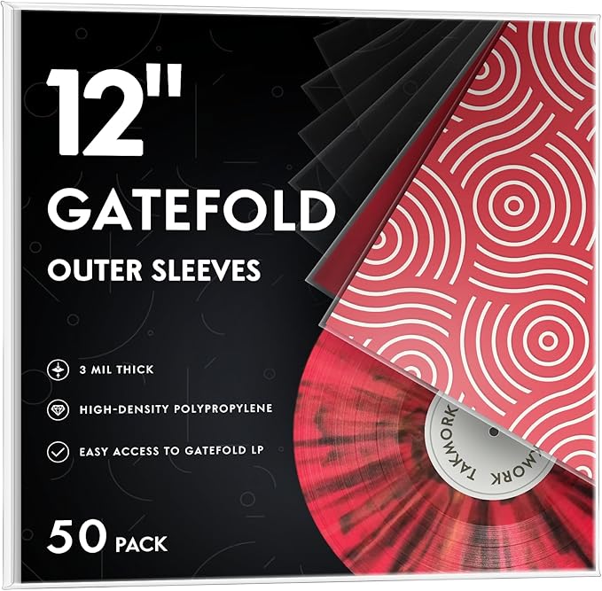Amazon.com: TAKMORK Gatefold Record Albums Outer Sleeves: Plastic ...