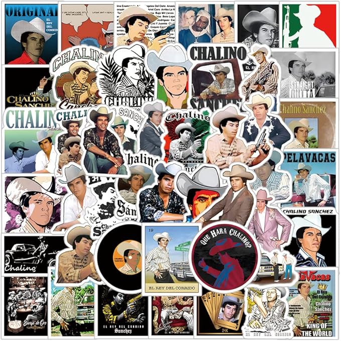 Amazon.com: 52Pcs Chalino Sanchez Stickers Pack, Singer Graphic ...