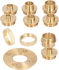 Brass Router Bushing Set, 11Pcs Router Template Guide Set Brass ...