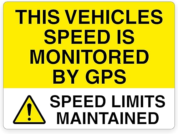 This vehicles speed is monitored by gps speed limits maintained safety ...