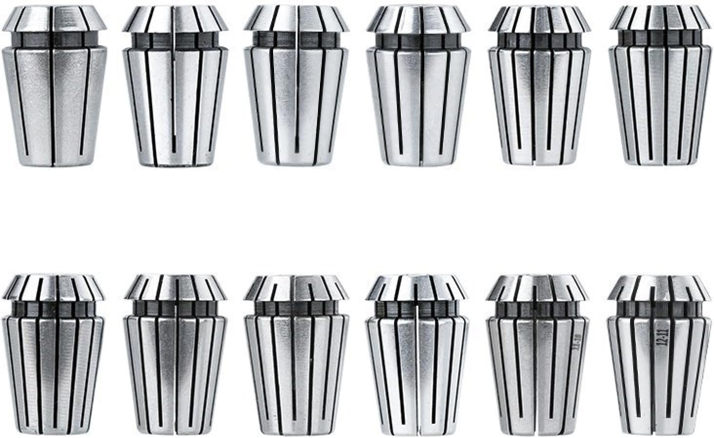 Amazon.com: WZFC ER20 Spring Collet Chuck 1-12mm CNC Router Spring ...