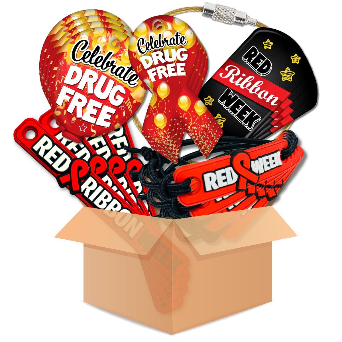 Amazon.com: Celebrate and Live Drug Free. A Red Ribbon Week School ...