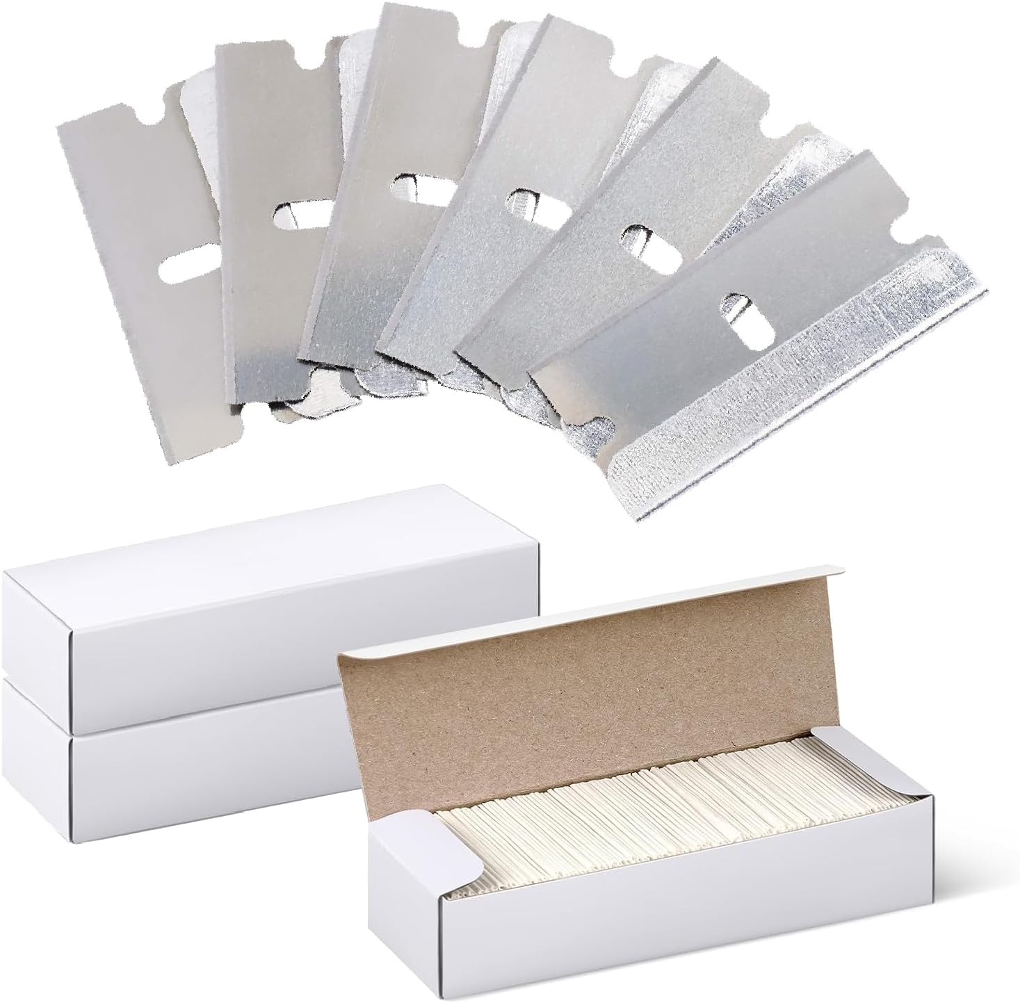 Amazon.com: AccuTec Pro Single Edge Aluminum Backed Razor Utility ...