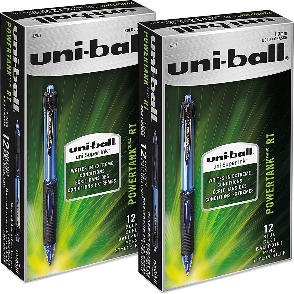 Amazon.com : uni-ball : Power Tank RT Retr Ballpoint Pen, Blue Ink ...
