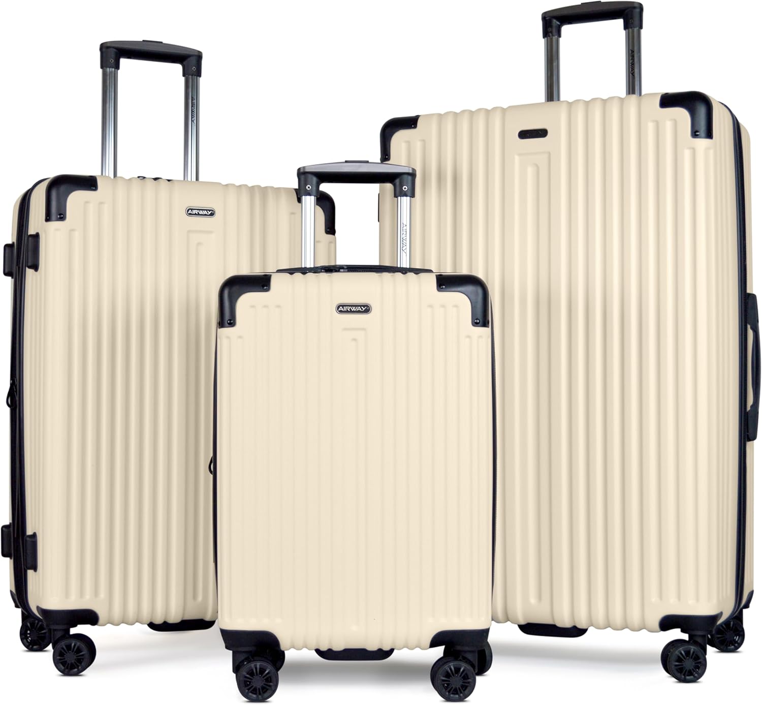 Amazon.com | AIRWAY 3 Piece Luggage Sets - Extra Large Size (30"/26"/20 ...