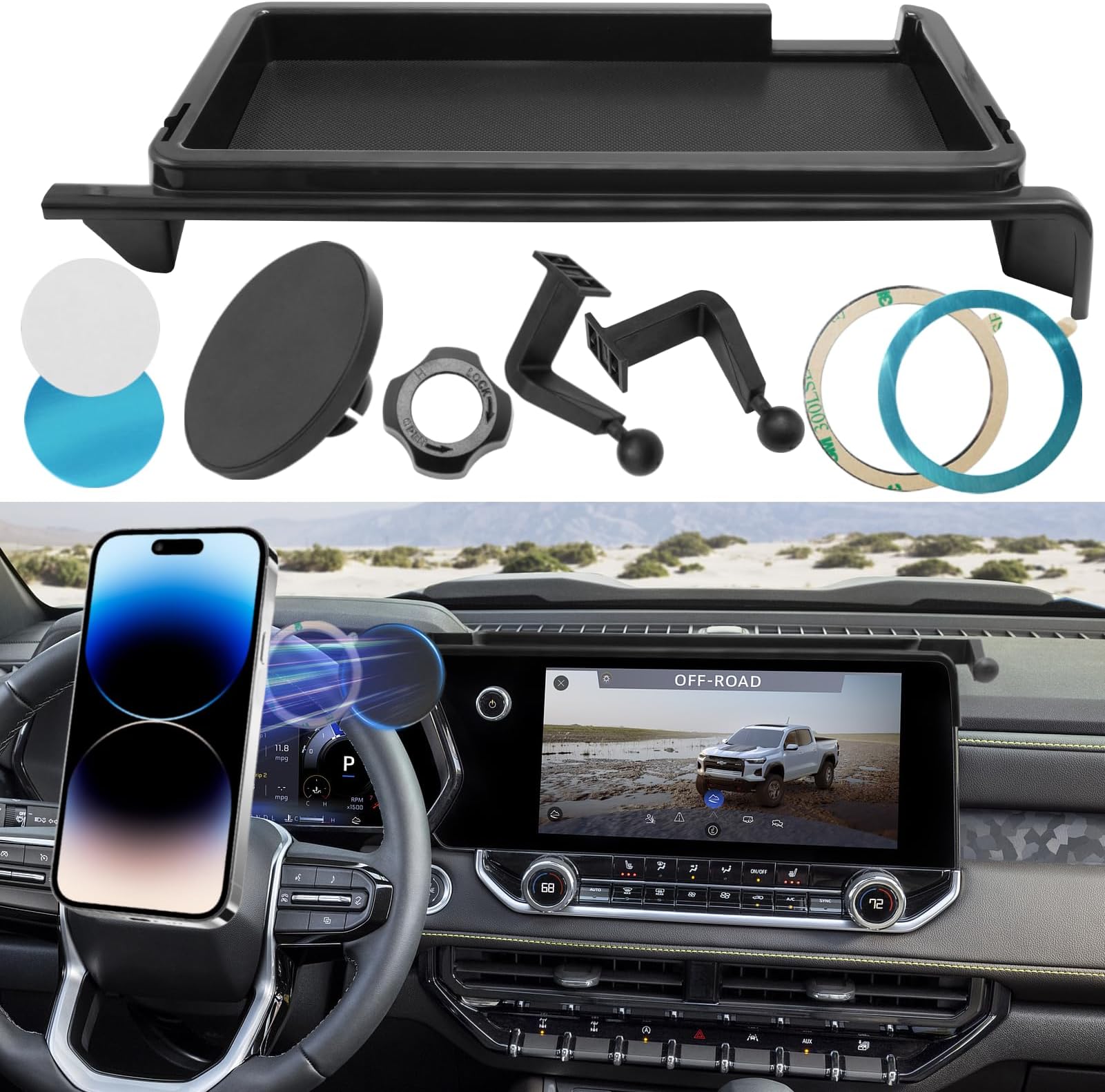 Amazon.com: APESER Compatible with Chevy Colorado/GMC Canyon Phone ...