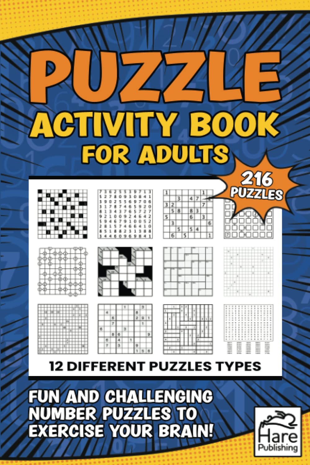 Puzzle Activity Book for Adults: 200+ Number Puzzle Games for Adults ...