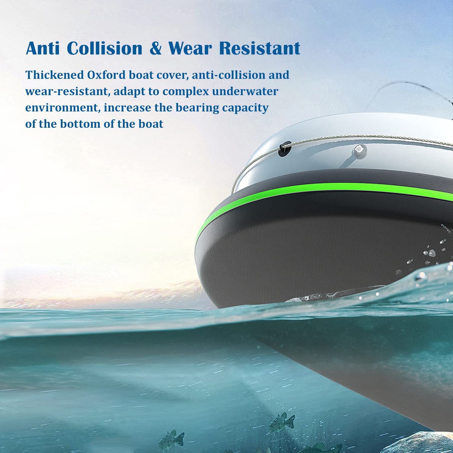 Snapklik.com : YUEWO 3 Person Inflatable Boat For Adults, Inflatable ...