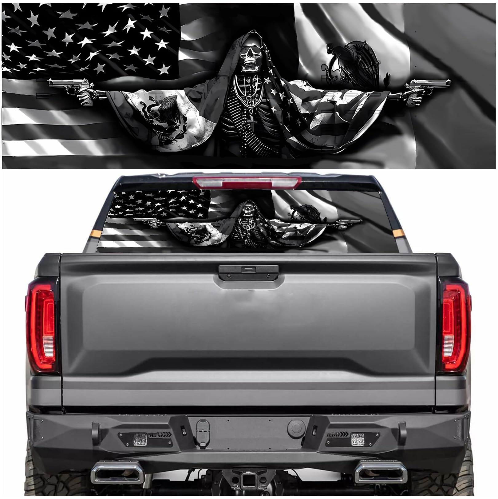 Amazon.com - Tobethay Rear Window Decals for Trucks - 65x22 in Back ...