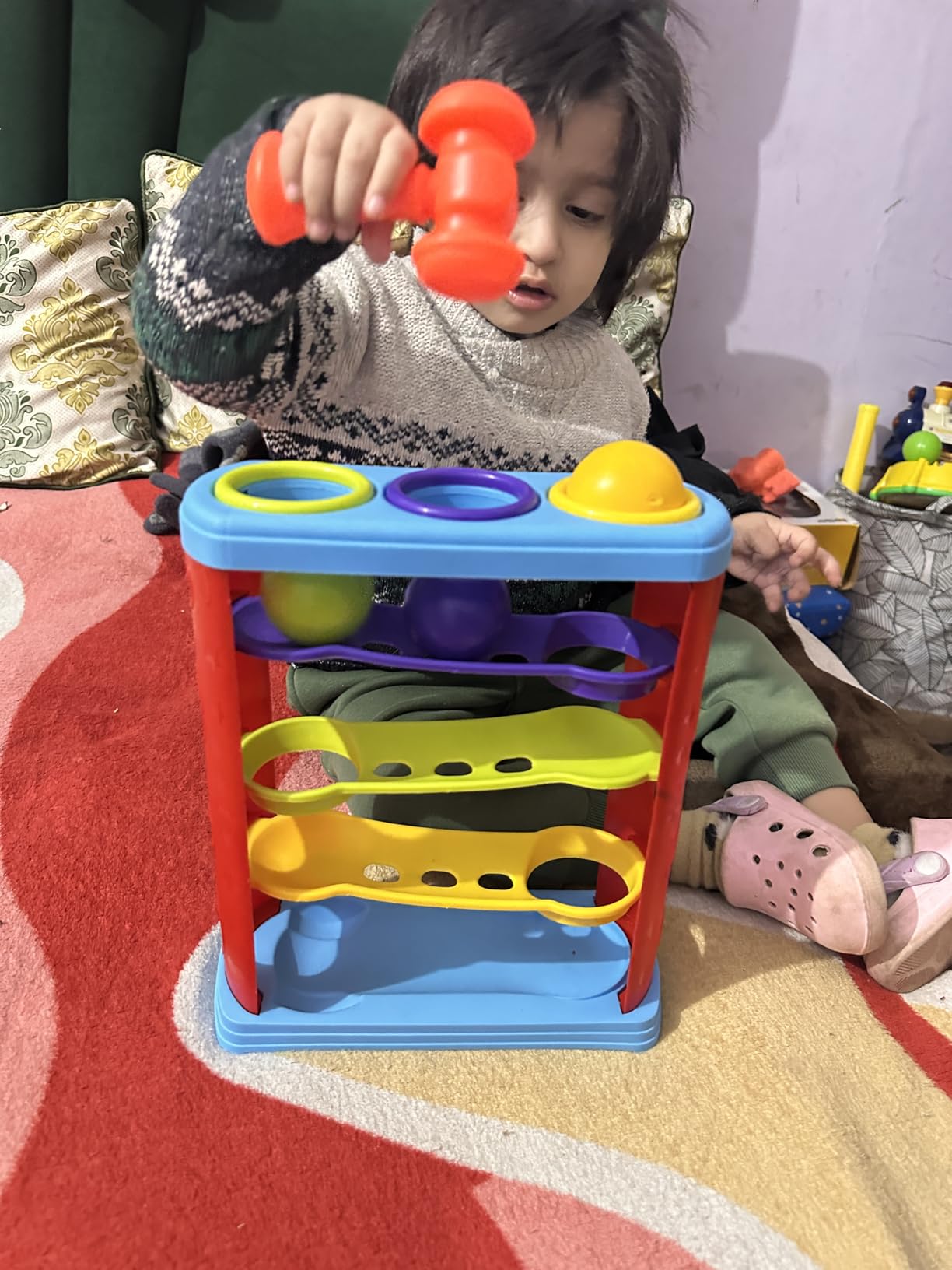 Buy Storio Hammer Knock Ball for Babies and Toddlers - Pound and See ...