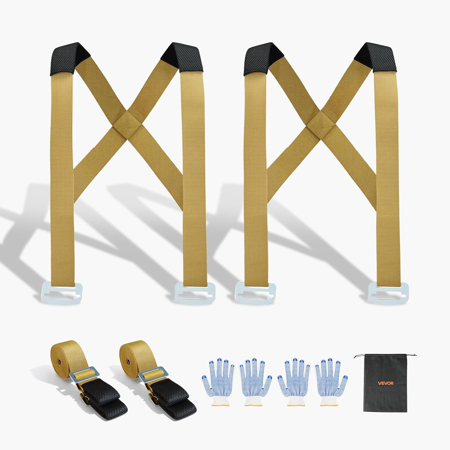 Amazon.com: VEVOR Moving Straps, Supports up to 1000 lbs, 2-Person ...