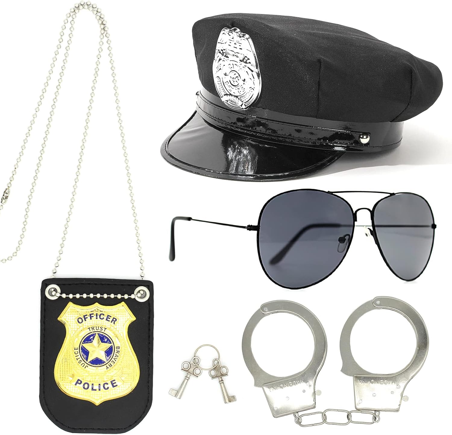 Amazon.com: Timisea Police Accessories Kit - Pretend Play Detective ...