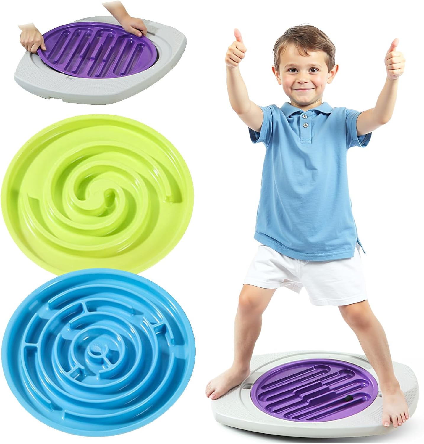 Amazon.com: Balance Board Wobble Board with Maze Kids Balance Boards ...