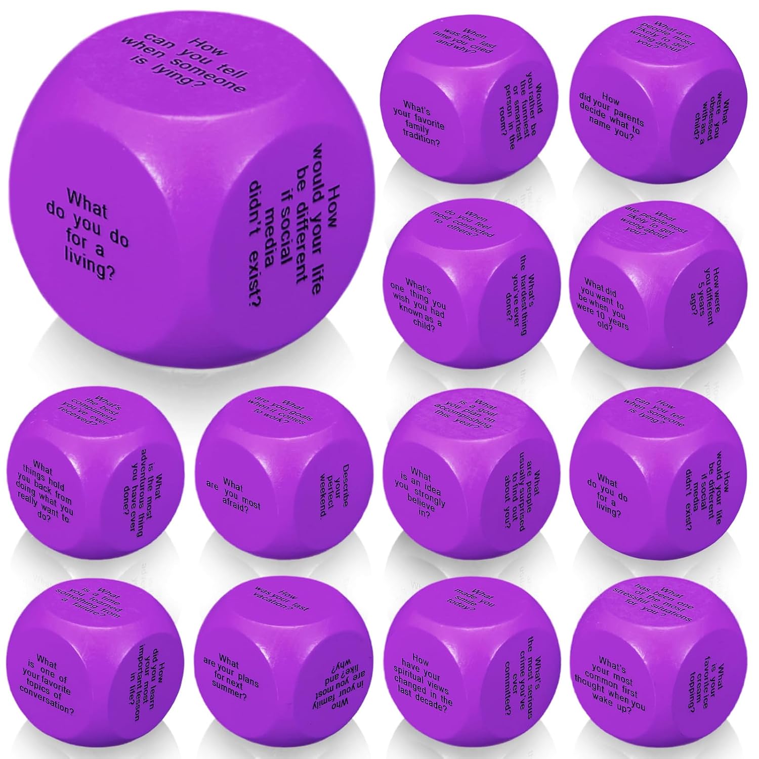 Buy Hanaive 12 Pcs Conversation Starter Ice Breaking Team Games ...