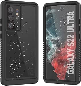 Amazon.com: Punkcase Designed for Galaxy S22 Ultra Waterproof Case [StudStar Series] [Slim Fit ...