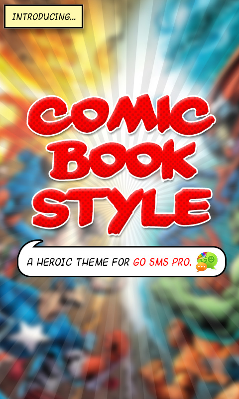 Superhero Comic Book SMS Theme - App on Amazon Appstore