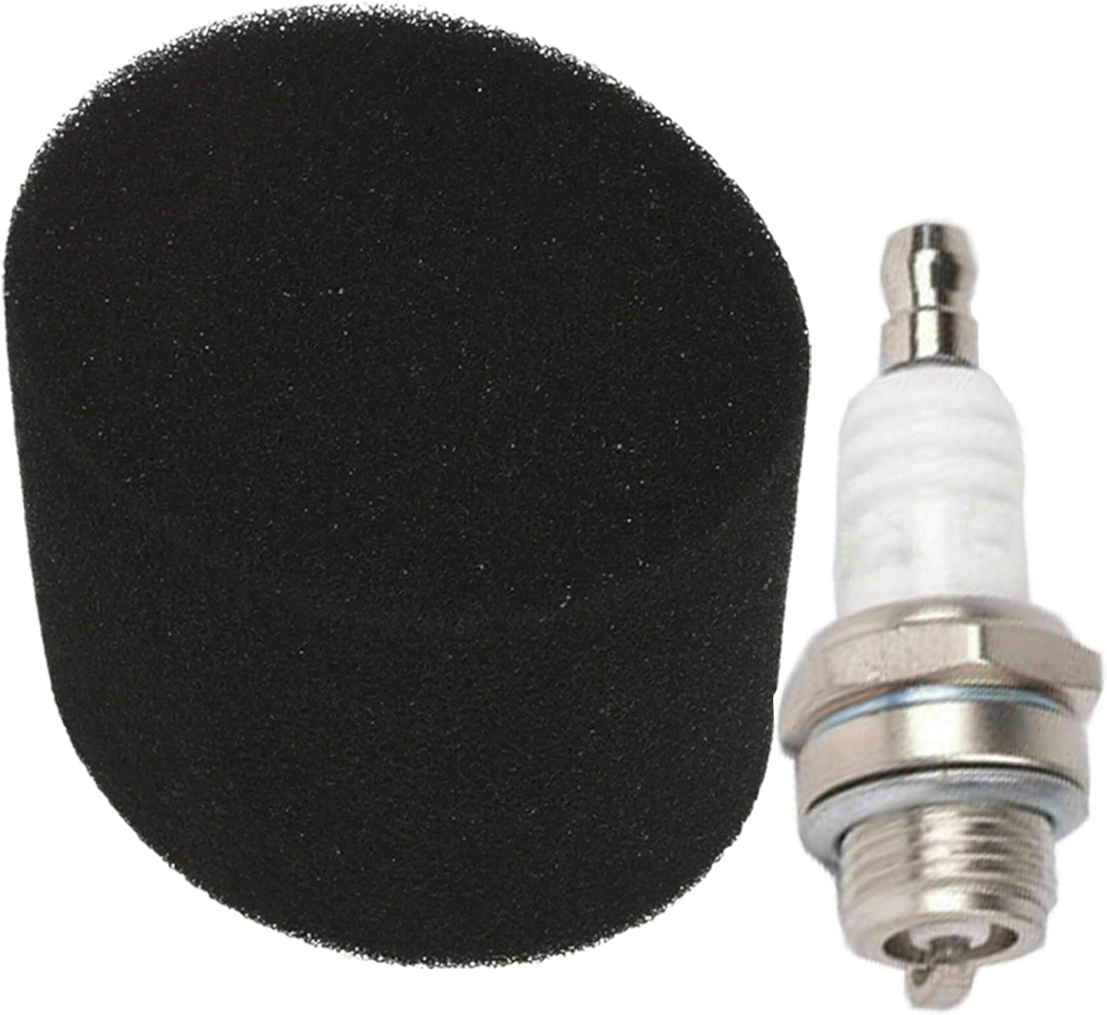 SPARES2GO Air Filter + Spark Plug Kit for Qualcast Lawnmower : Amazon ...