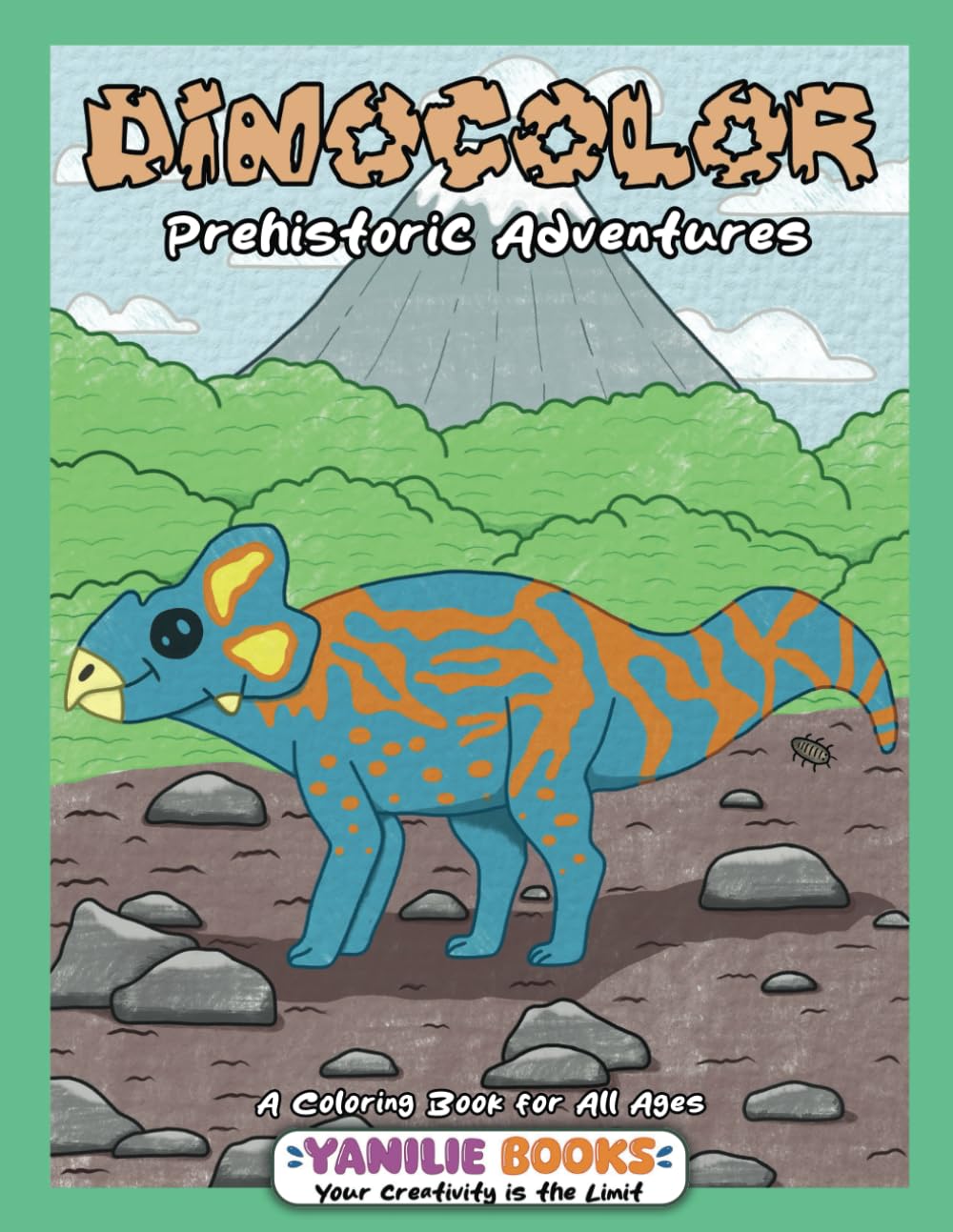 Amazon.com: DINOCOLOR, Prehistoric Adventures: A coloring book for all ...