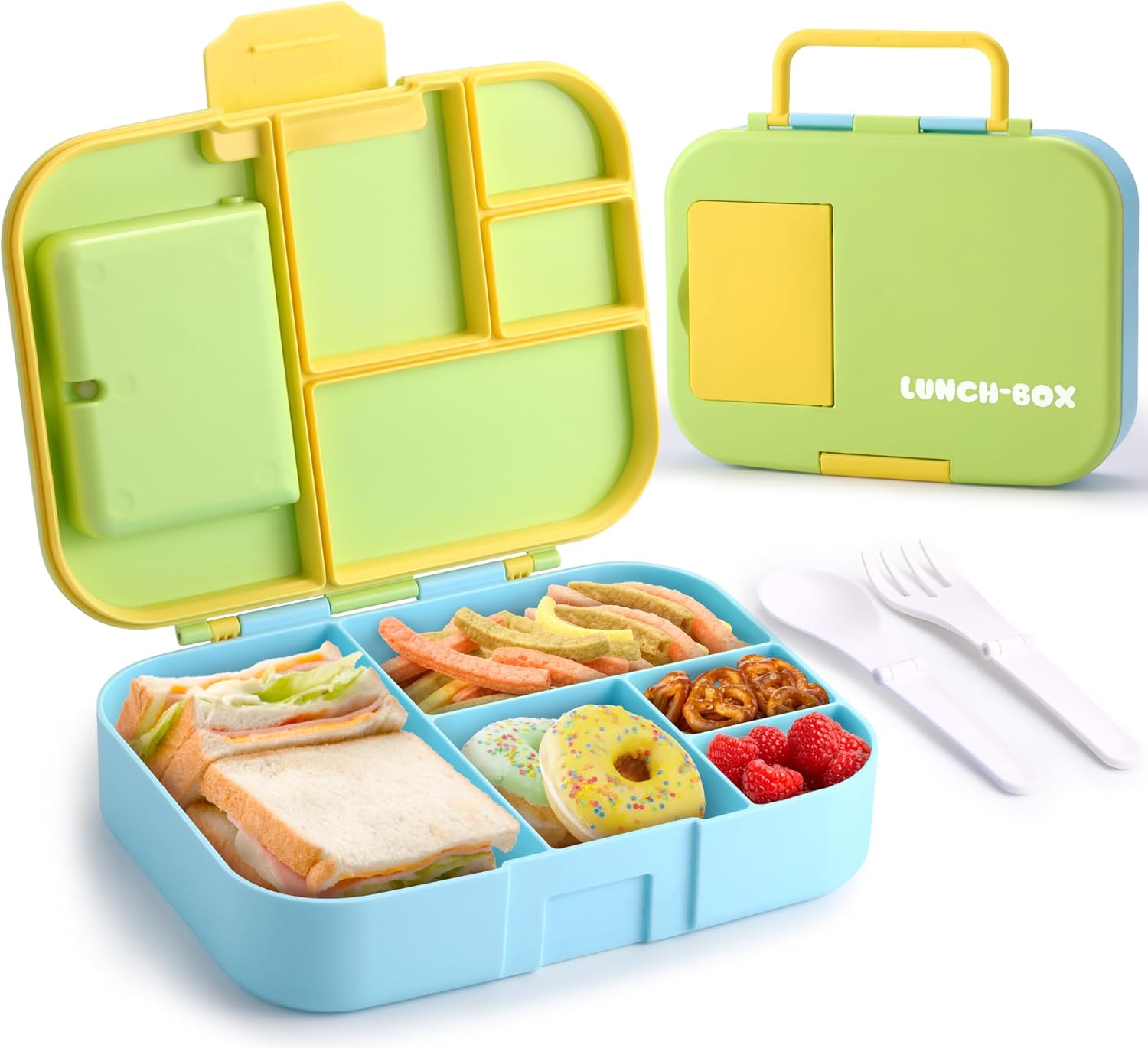 Amazon.com: Sunhanny Bento Box for Kids, Cute Lunch Box Containers for ...
