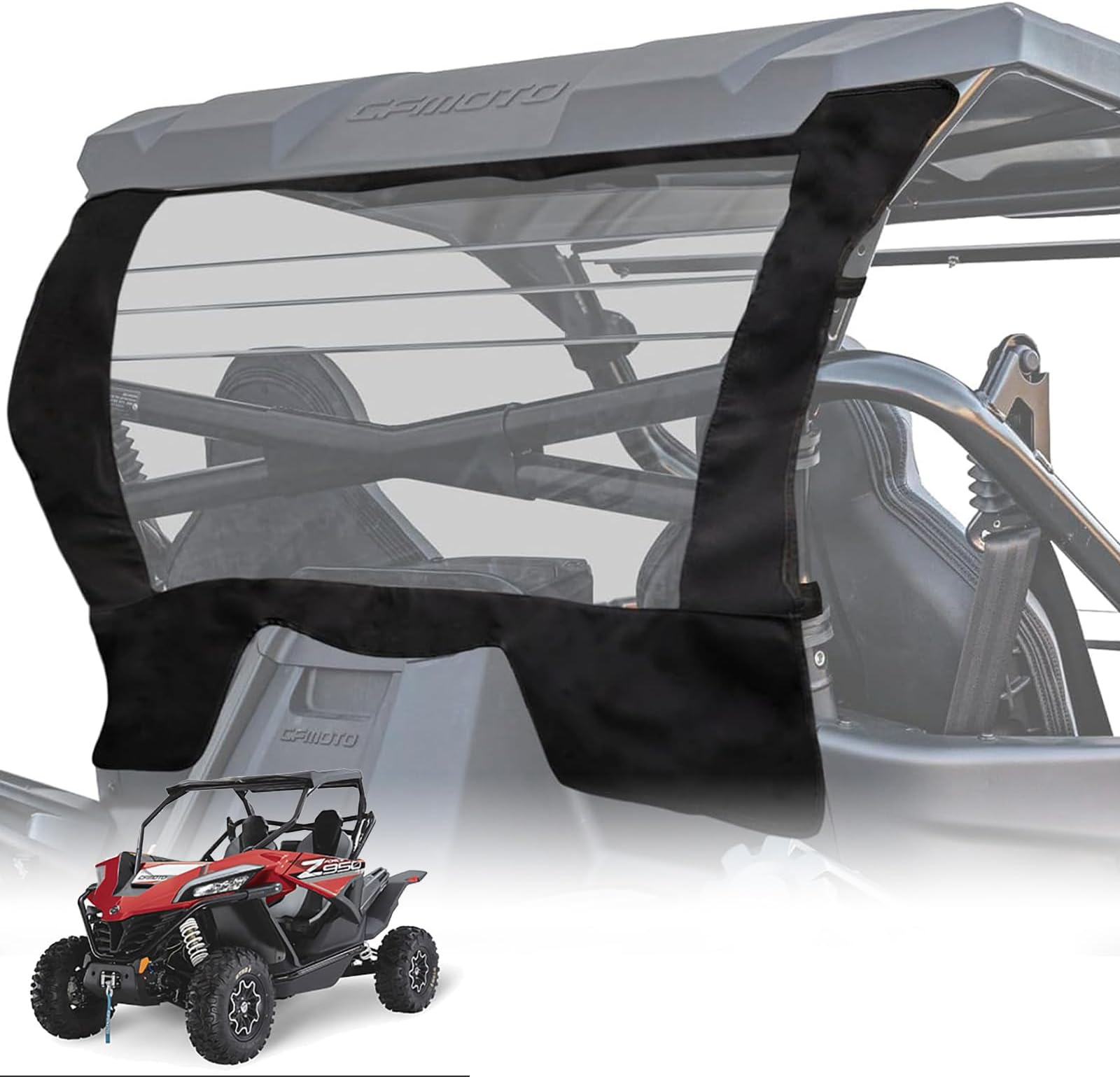 Amazon.com: YONQIFON Uforce 1000 Rear Window Compatible with CFMOTO ...