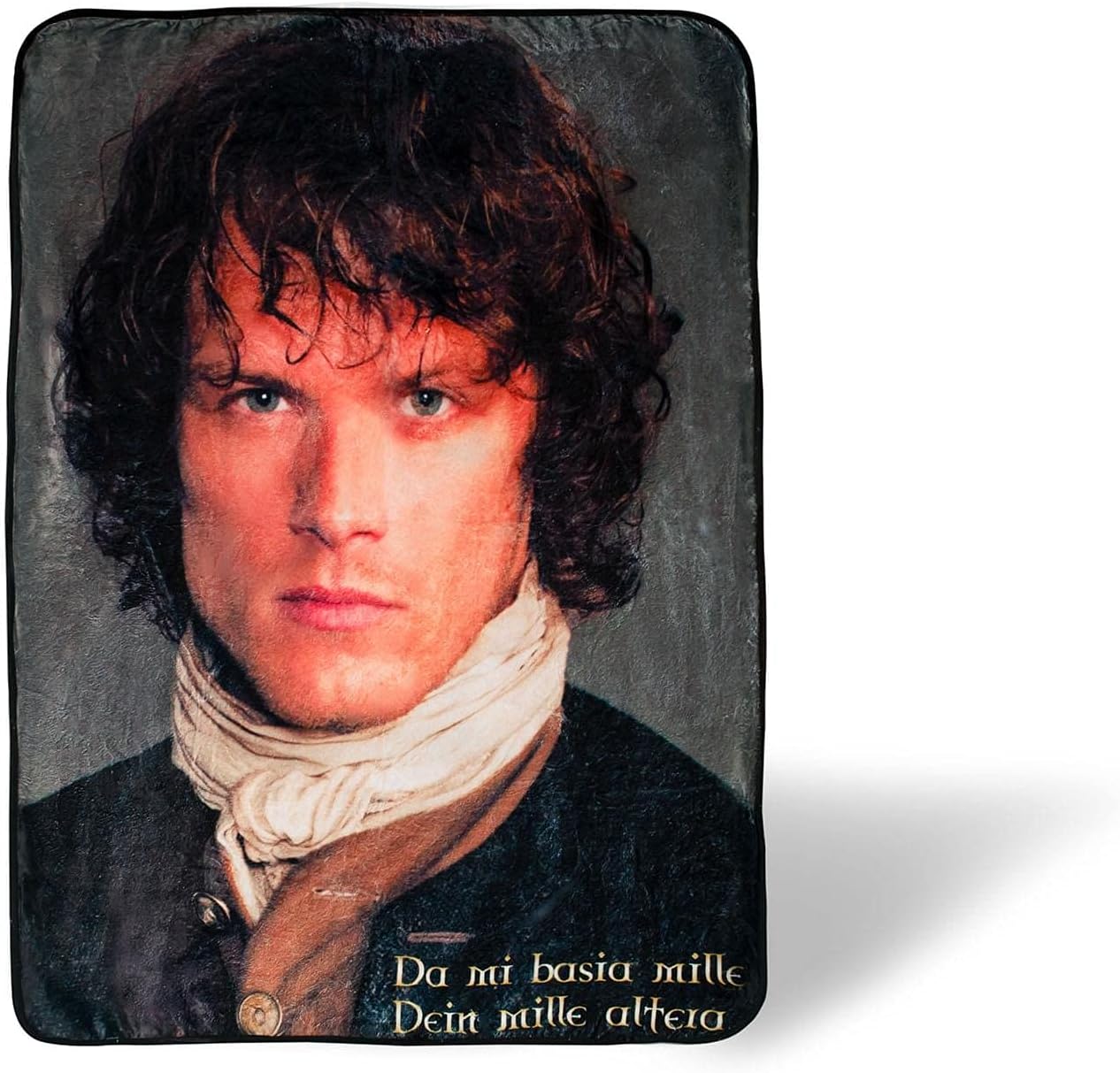 Amazon.com: Blanket Outlander Jamie Bare Chest with Claire Plush Fleece ...
