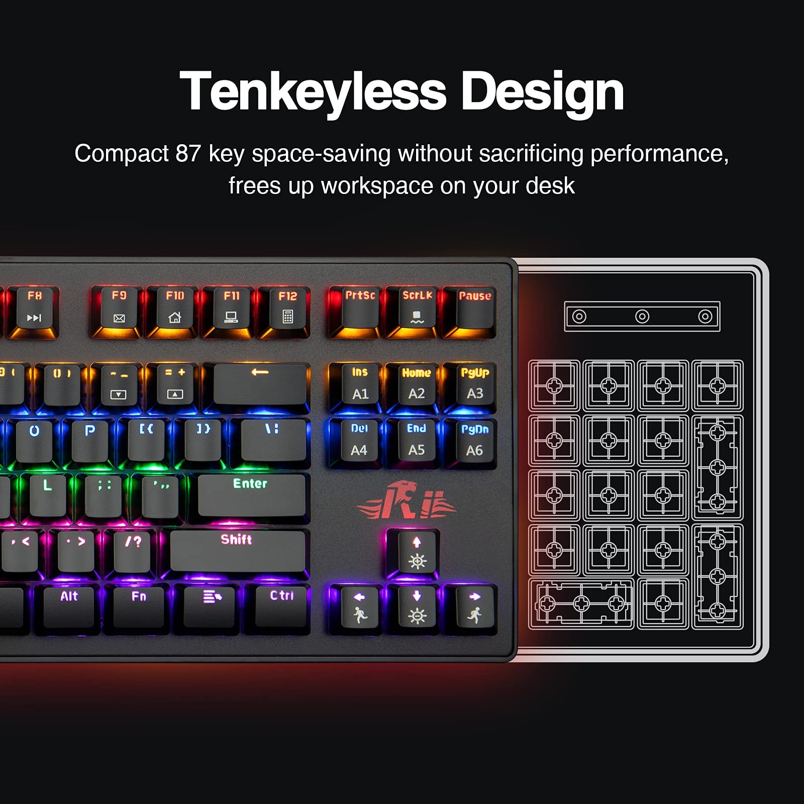 Rii RK908 Mechanical Gaming K...B08JB8BRWJ | Encarguelo.com