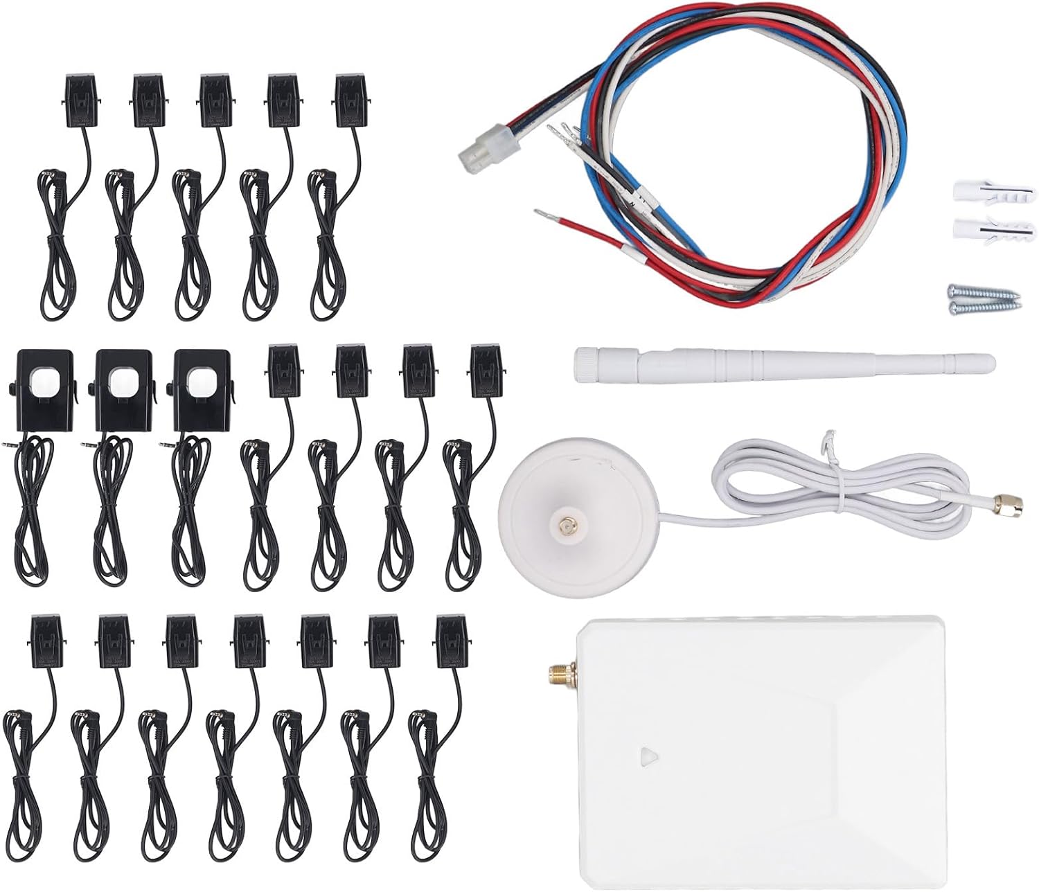 Smart Home Energy Monitor, Real Time Electricity Monitor with 16 50A ...