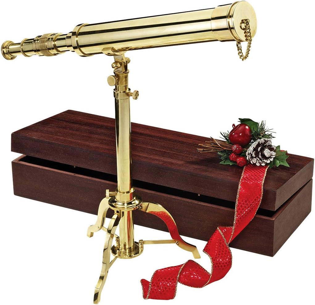 Amazon.com: XoticBrands 17.5" Victorian Style Brass Tabletop Desktop ...