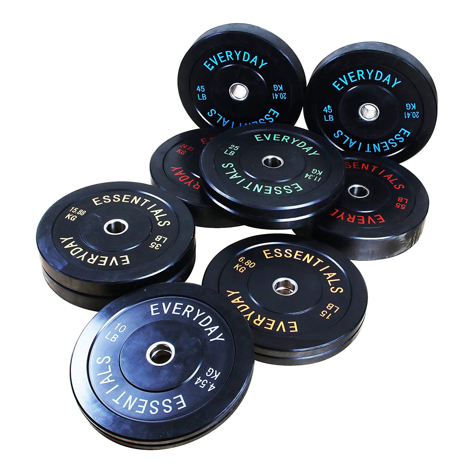 Plates Review BalanceFrom Olympic Bumper Plates – Color Coded Rubber ...