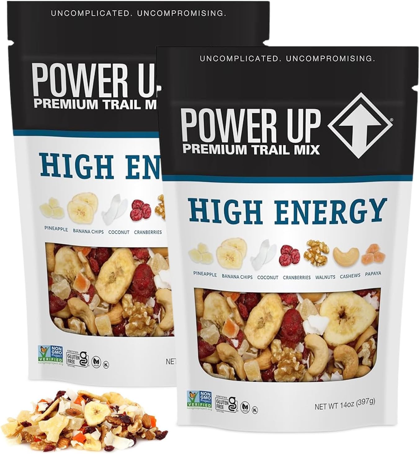 Amazon.com: High Energy Trail Mix Individual 14 oz Packs- High Energy ...