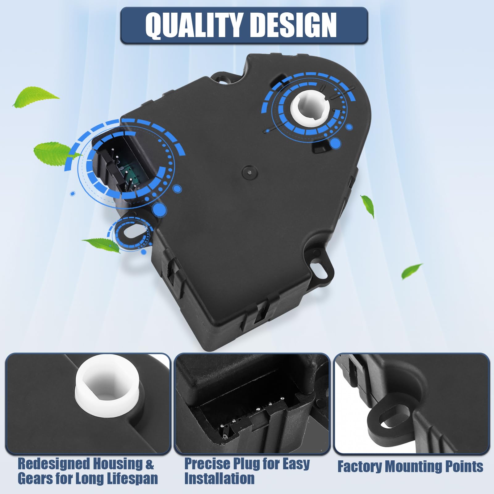 Snapklik.com : 604-112 HVAC Blend Door Actuator Replacement For 2003 ...