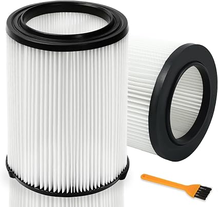 2 Pack VF4000 Replacement Filter for Ridgid Shop Vac 5-20 Gallons & 6-9 ...